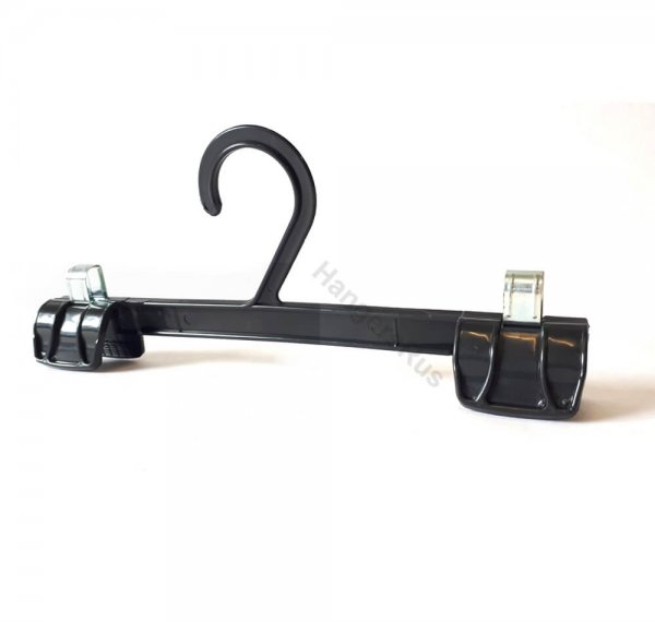 Children’s Black Plastic Slide Lock Clip Hangers – 25 CM | Hangersrus
